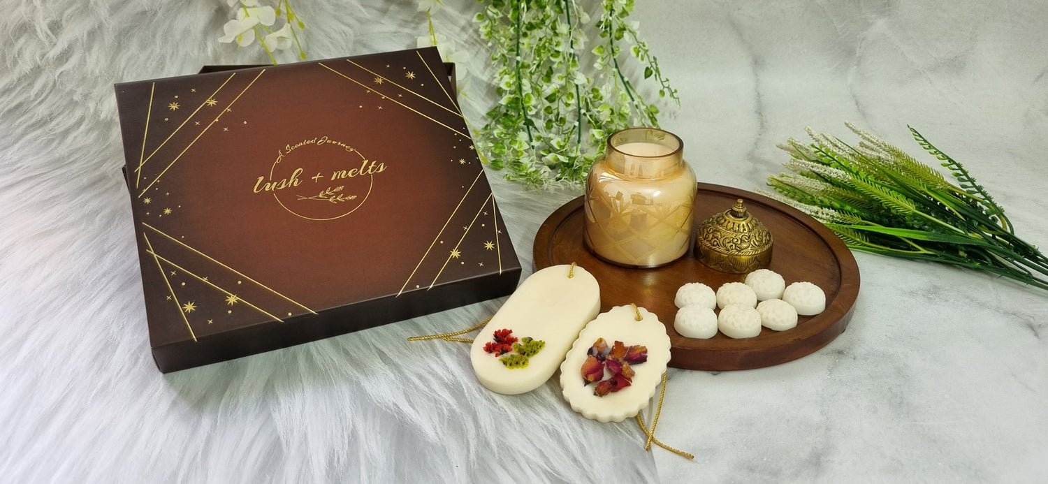 Luxury Scented Candles, Hand Poured Soy Wax Candles, Lush & Melts