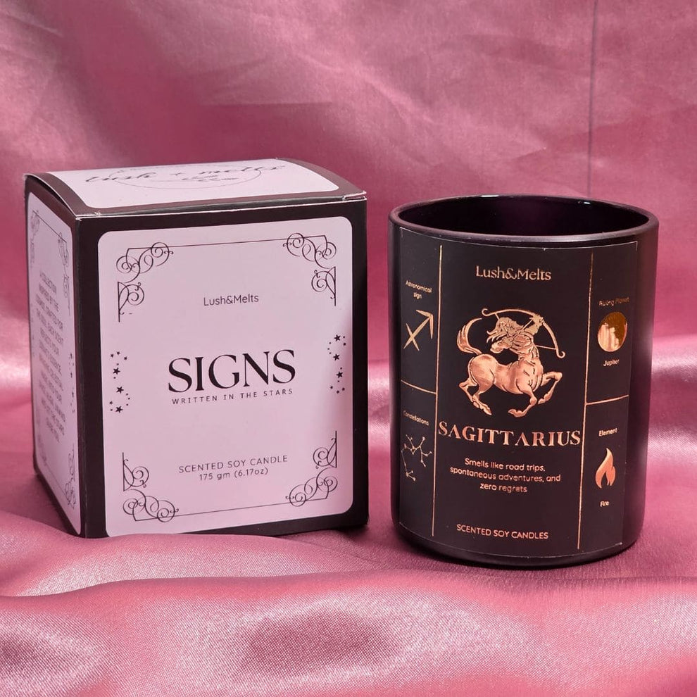Sagittarius Zodiac Candle - SIGNS – Lush & Melts
