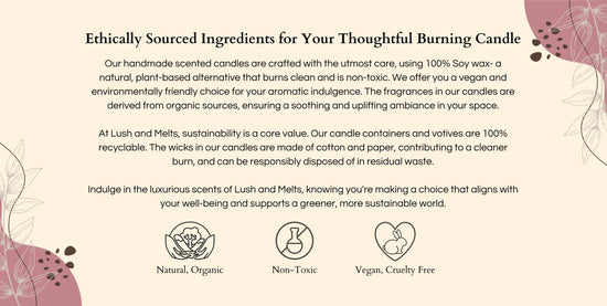 Luxury Scented Candles, Hand Poured Soy Wax Candles, Lush & Melts ...